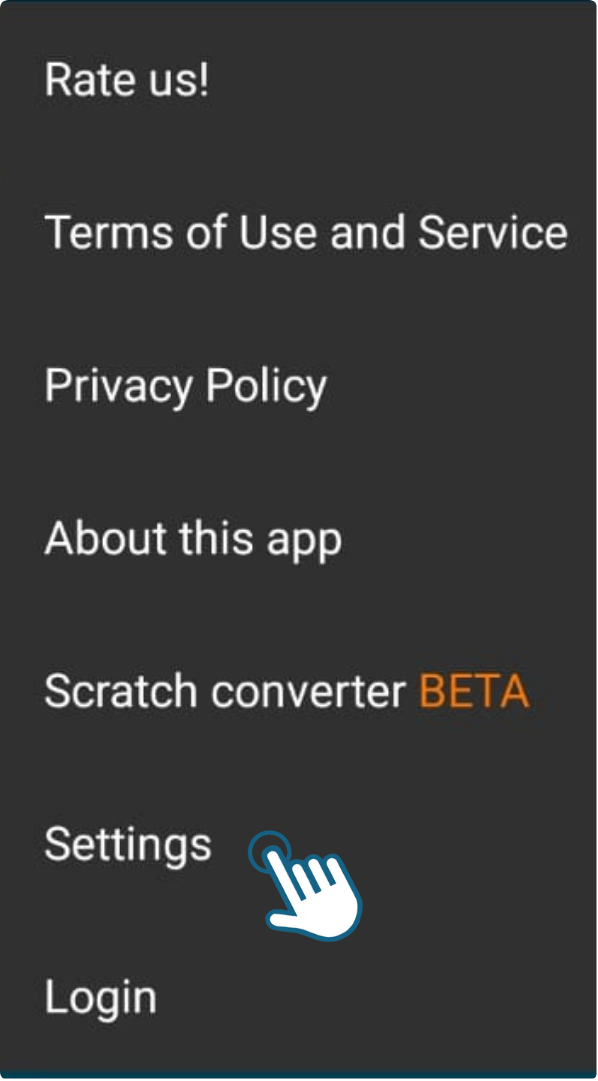 Activate Embroidery-Bricks - Catrobat