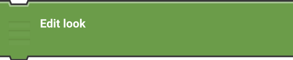 Edit look - Catrobat
