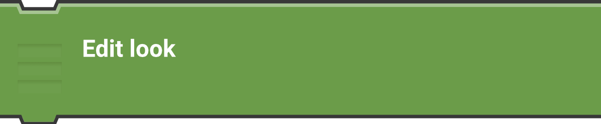 Edit look - Catrobat