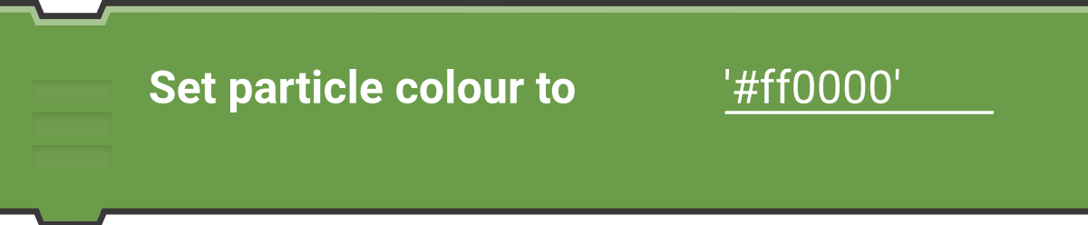 Set particle color to ... - Catrobat