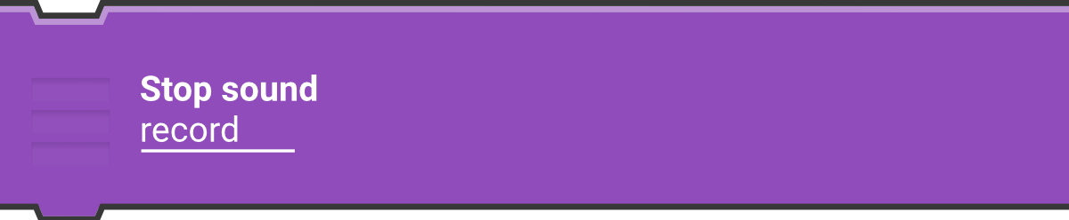 Stop sound - Catrobat