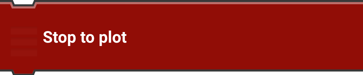 Stop to plot - Catrobat