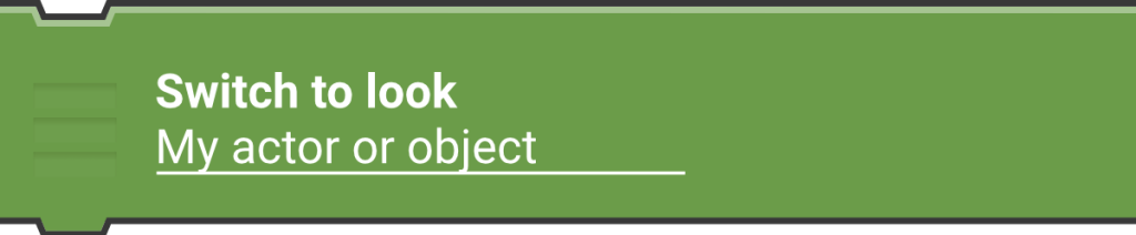 Switch to look - Catrobat