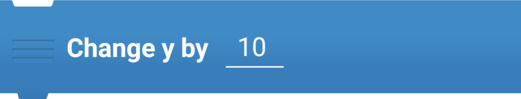 Change Y by - Catrobat