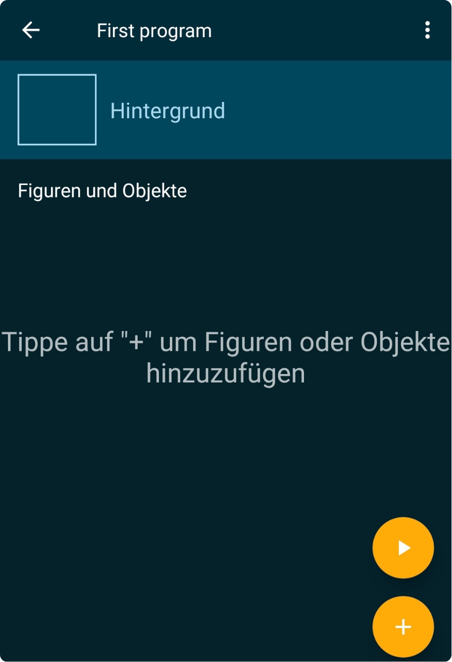Neues Objekt - Catrobat
