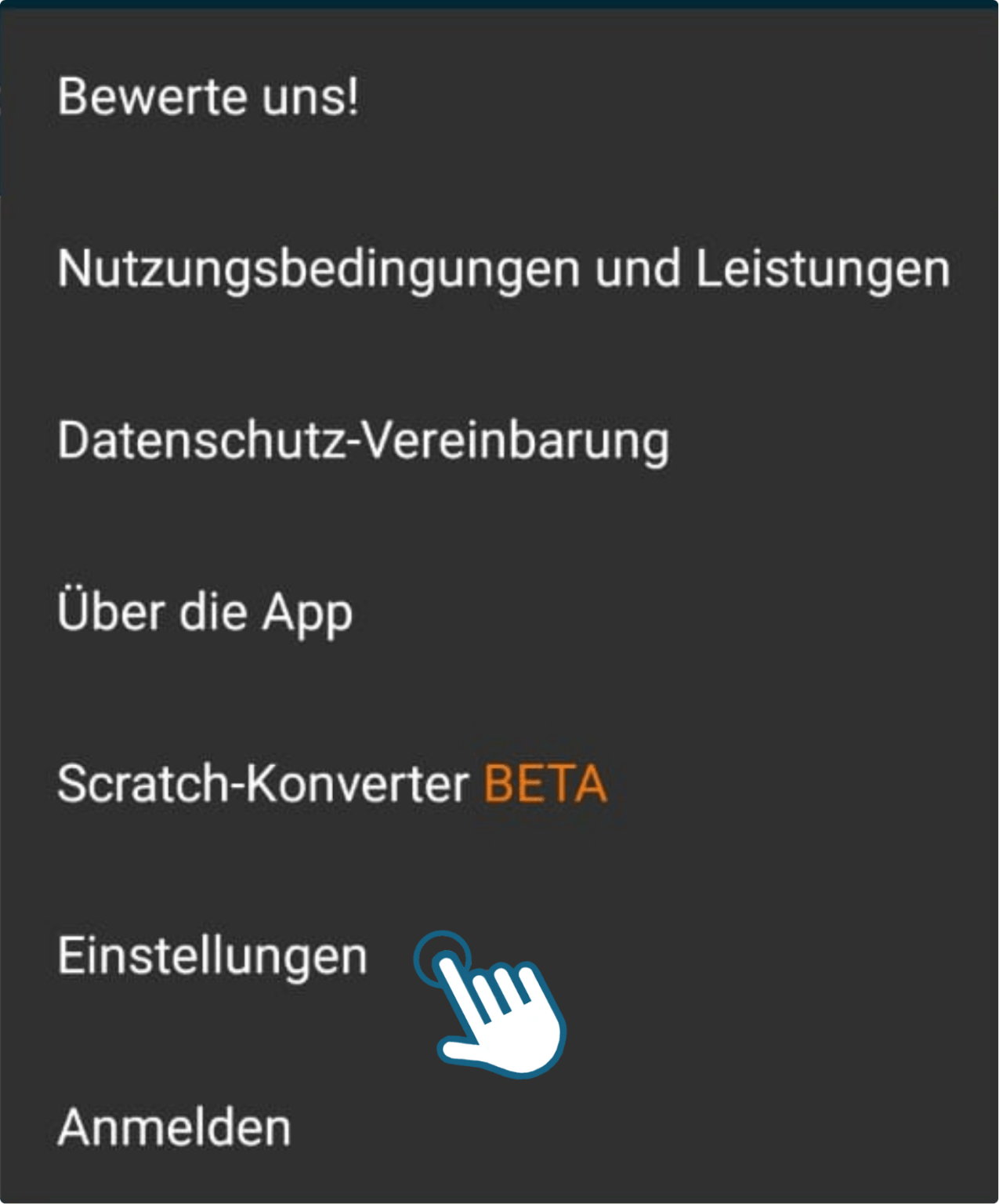 Stickbausteine aktivieren - Catrobat