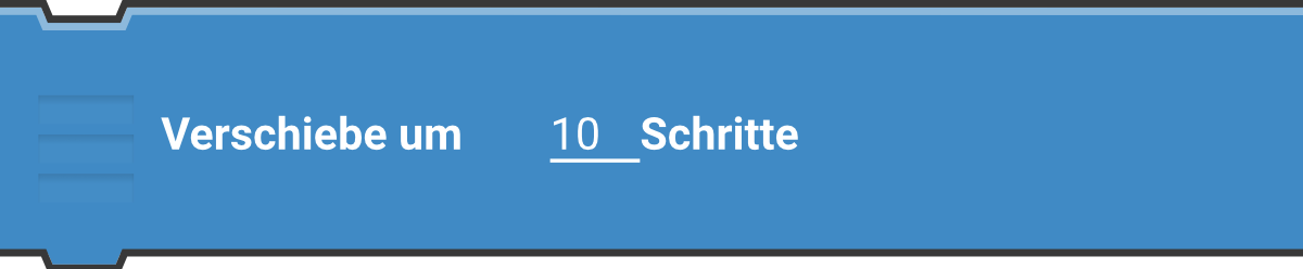 Verschiebe um ... Schritte - Catrobat
