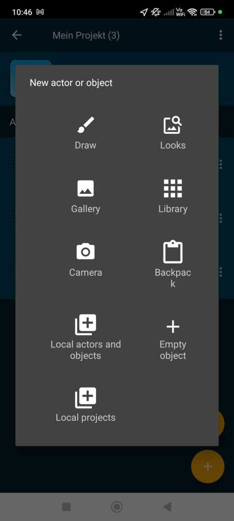 Add Actors and Objects - Catrobat
